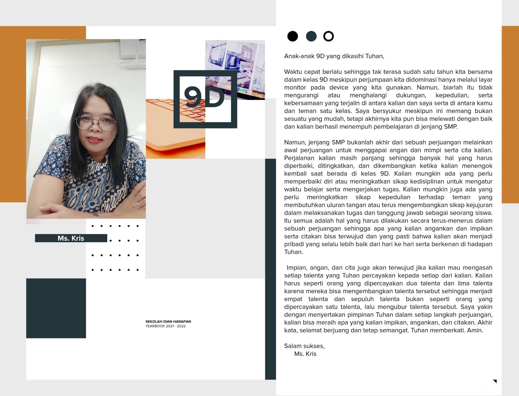 The Classes (SMP) 9d – SDH Daanmogot 2022